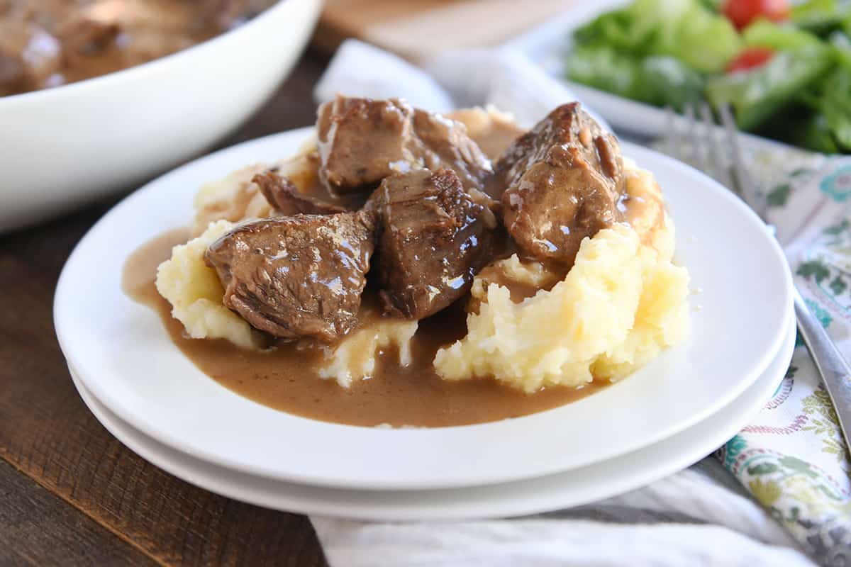 Oven Baked Beef Tips – Moe and Deb
